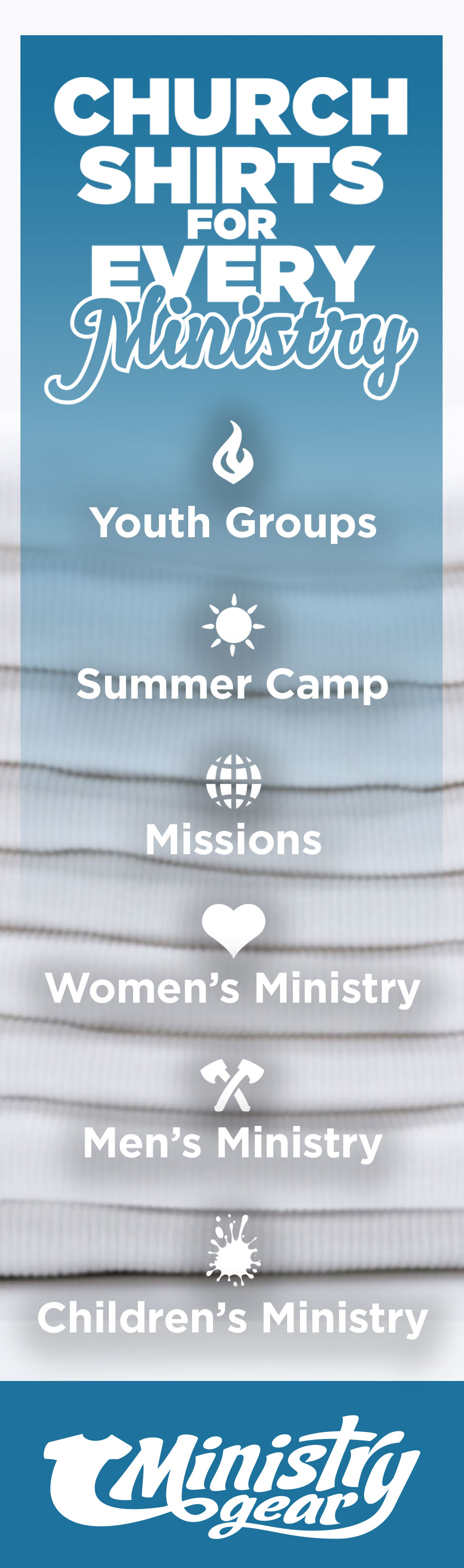 Church T-Shirts by MinistryGear - Free Design & Free 2-Week Shipping.