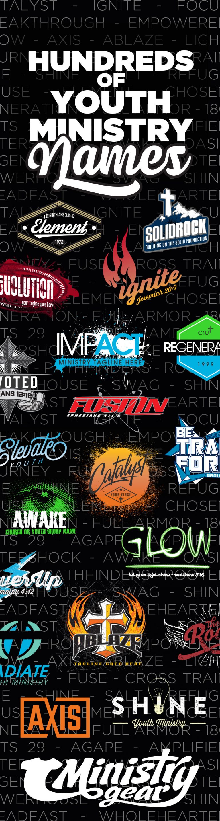 Giant List Of Youth Group Names - Get Ideas And Designs For Free.